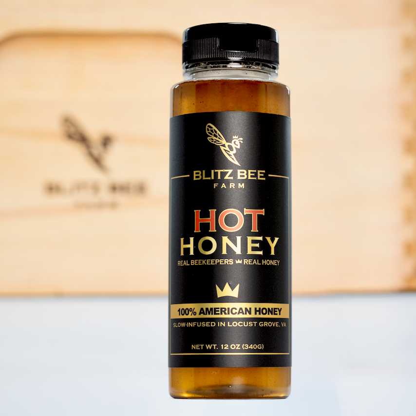Hot Honey 12 oz – Blitz Bee Farm