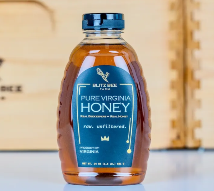 1.5 lb Pure Virginia Honey – Blitz Bee Farm