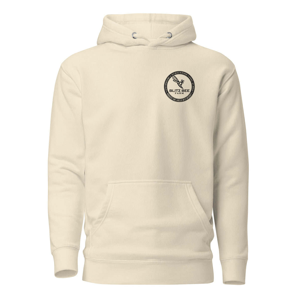 "Taste and See the Difference" Blitz Bee Farm Hoodie Printed-Badge